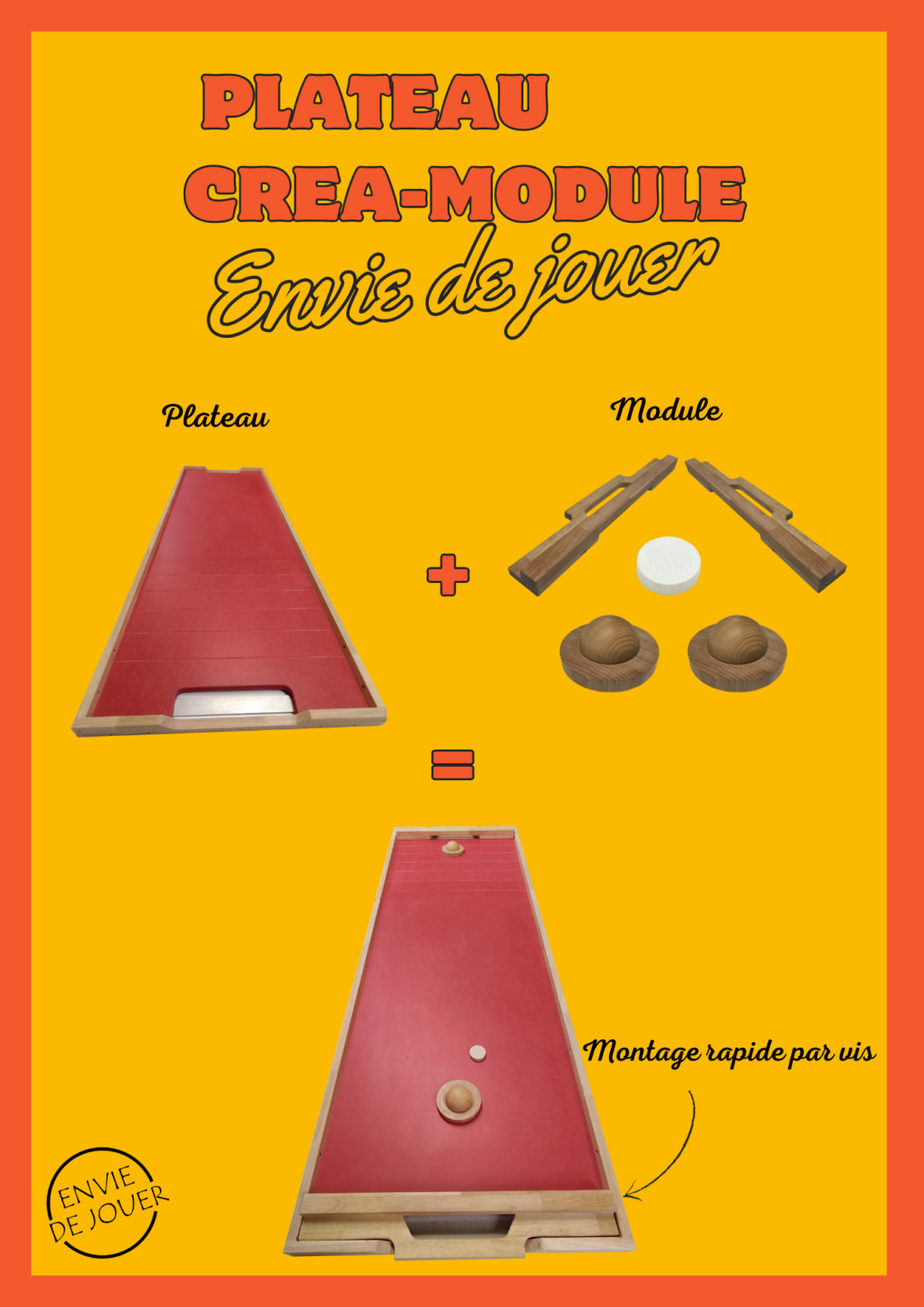 Plateau Créa-module - Envie de bois